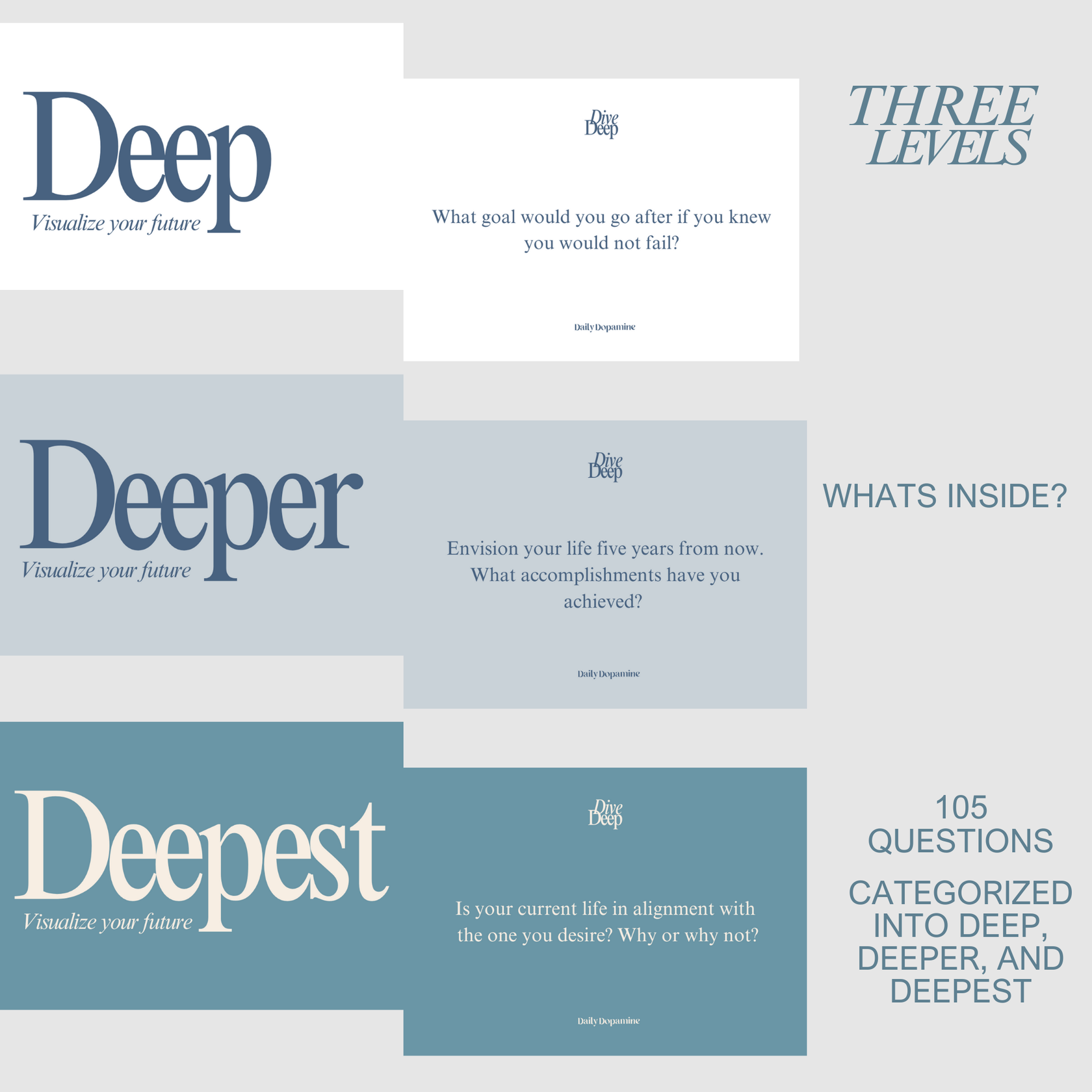 Dive Deep Card Pack – Daily Dopamine