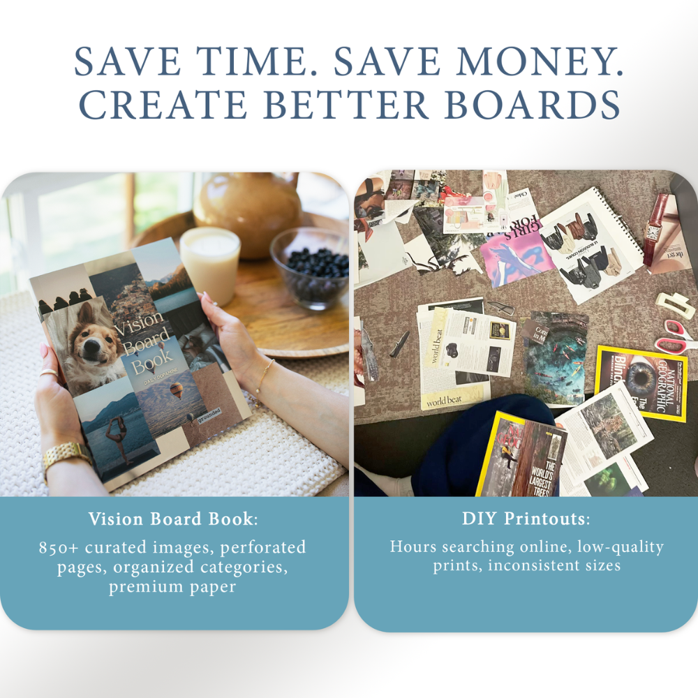 Vision Board Book – Premium Tools for Bold Dreaming – Daily Dopamine
